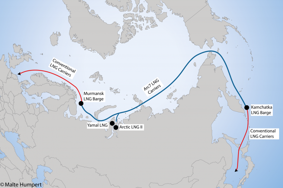 New Powerful Arc7 LNG Carriers Could Eliminate Need for Icebreakers on Northern Sea Route